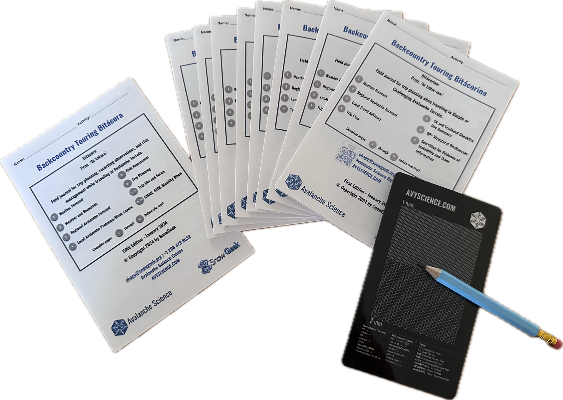 Bitacora Refill Pac (ASG3 Level) – Avalanche Science